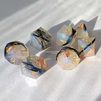Feather Fall Dice Set - Adventure Ready! – Fennek and Finch