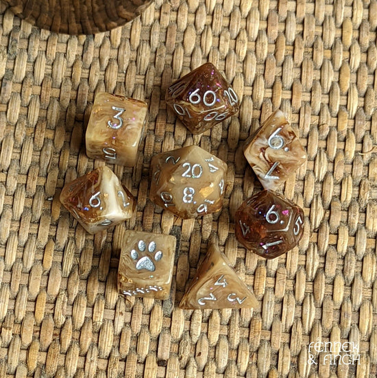 Magic Brew Coffee Dice Set - Glitter & Foil Fun – Fennek and Finch